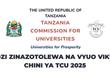 TCU Approved Universities Tanzania Full List 2025