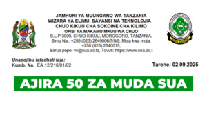 Sokoine University of Agriculture (SUA) – 50 Positions for Agriculture ...