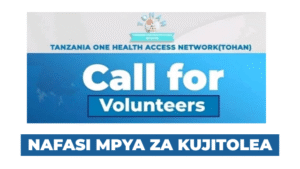 TOHAN Tanzania Volunteers Vacancies September 2025